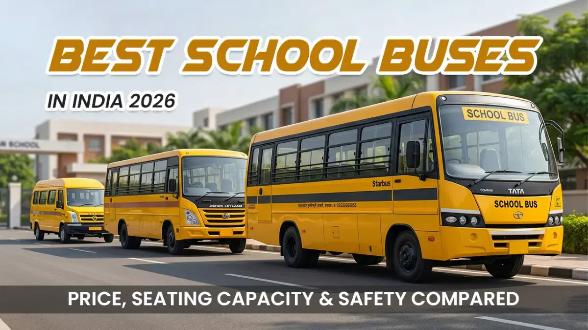 Best School Buses in India 2026 – Price & Specs Compared